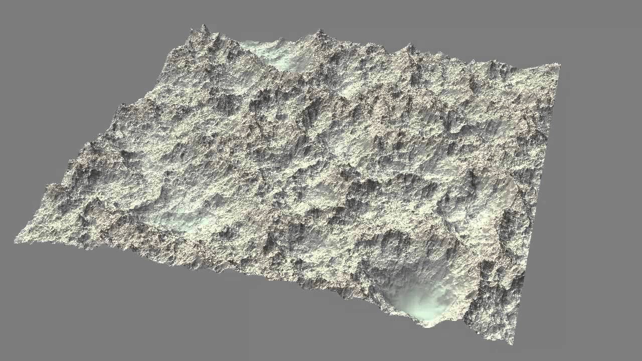 Ridged Multifractal Terrain Generation Process - YouTube