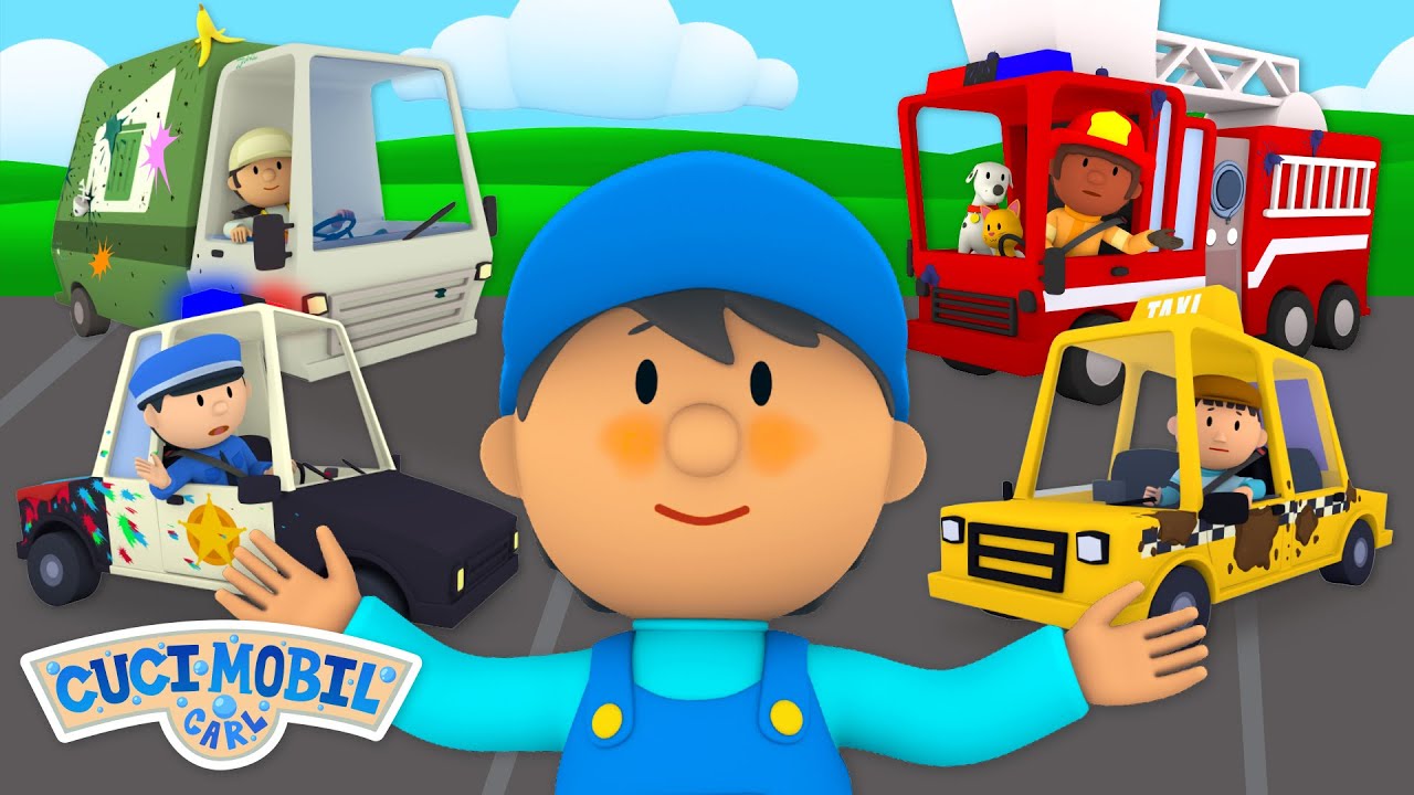 Kendaraan Komunitas Terjun ke Tempat Pencucian Mobil! | Cuci Mobil Carl ...