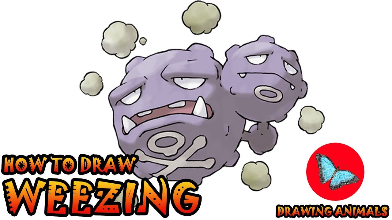 How To Draw Weezing Pokemon | Drawing Animals - YouTube