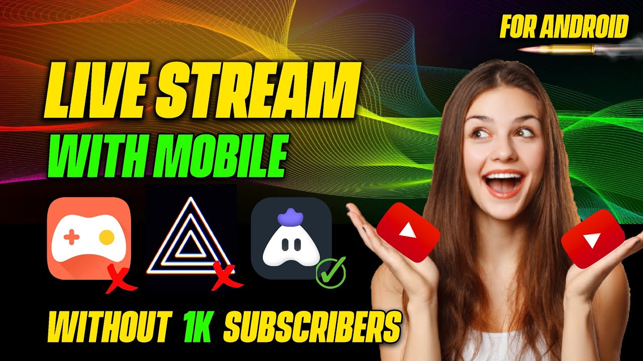 How to live stream on mobile with one phone | how to livestream on ...