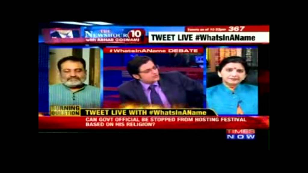 Arnab Goswami misbehaves with a Hindu Advocate Monica Arora in newshour ...