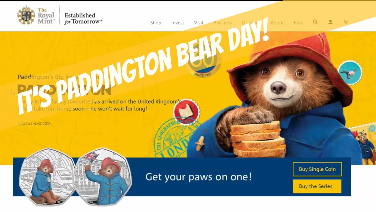Its Paddington Bear Day at the Royal Mint! Will you give Paddington a ...