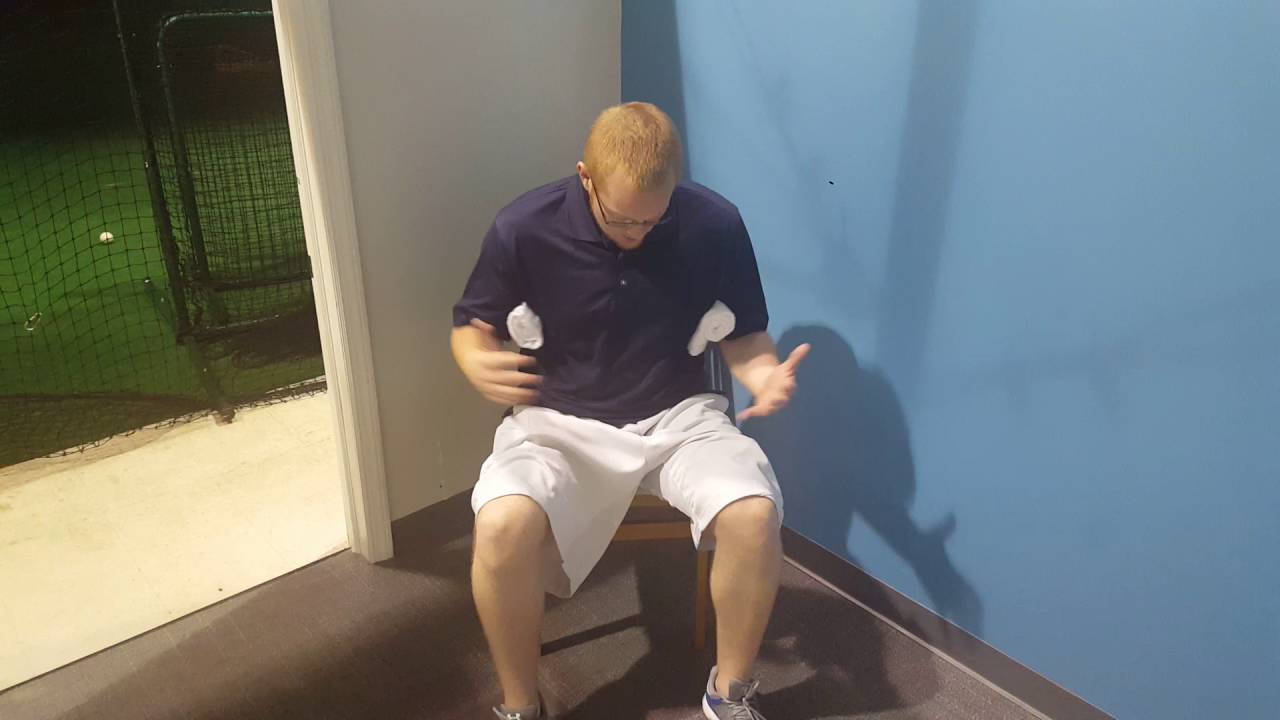 Seated Supported Scapular Pullbacks with Bilat HG ER - YouTube