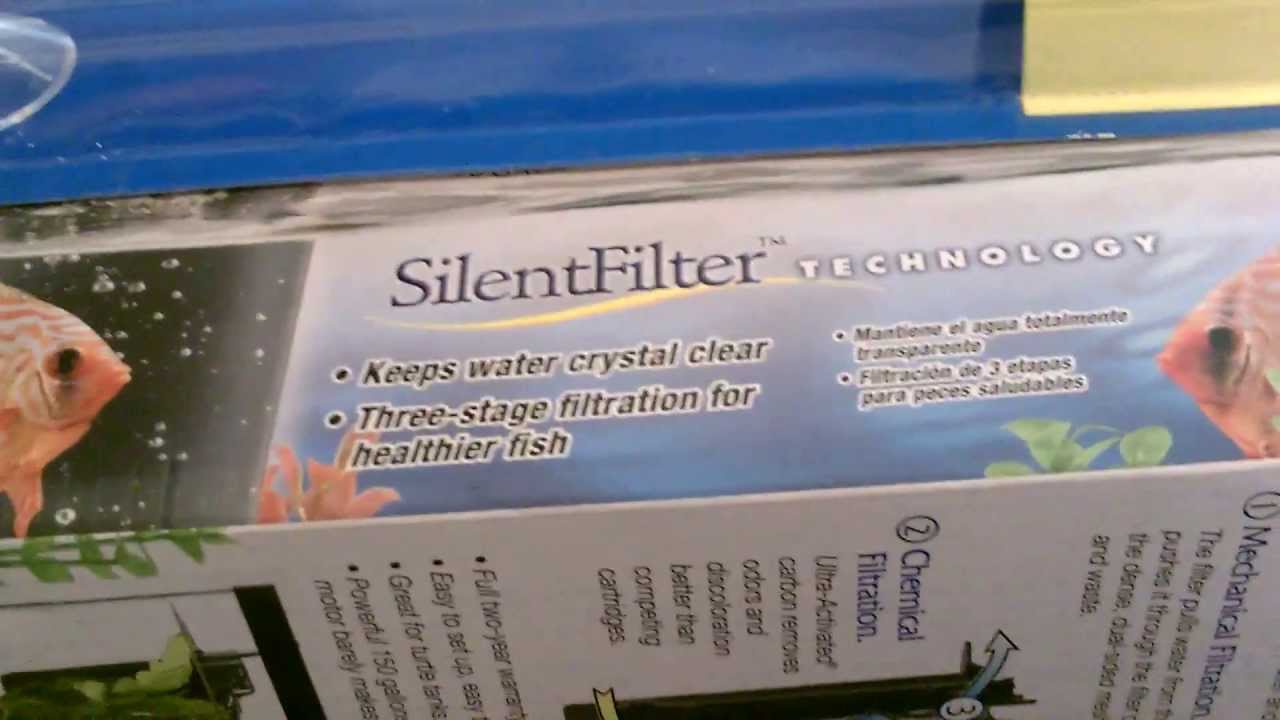 tetra internal power filter 10-30 unboxing - YouTube