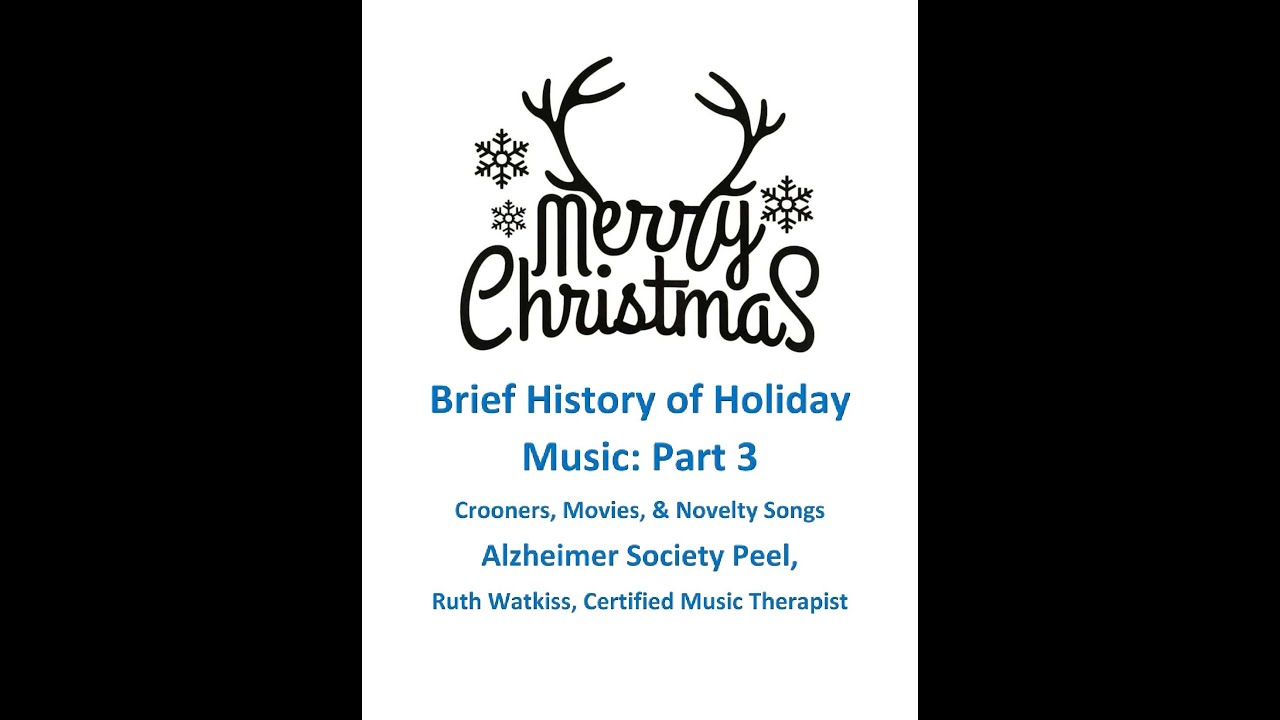 Brief History of Holiday Music: Crooners, Movies & Novelty Songs - YouTube