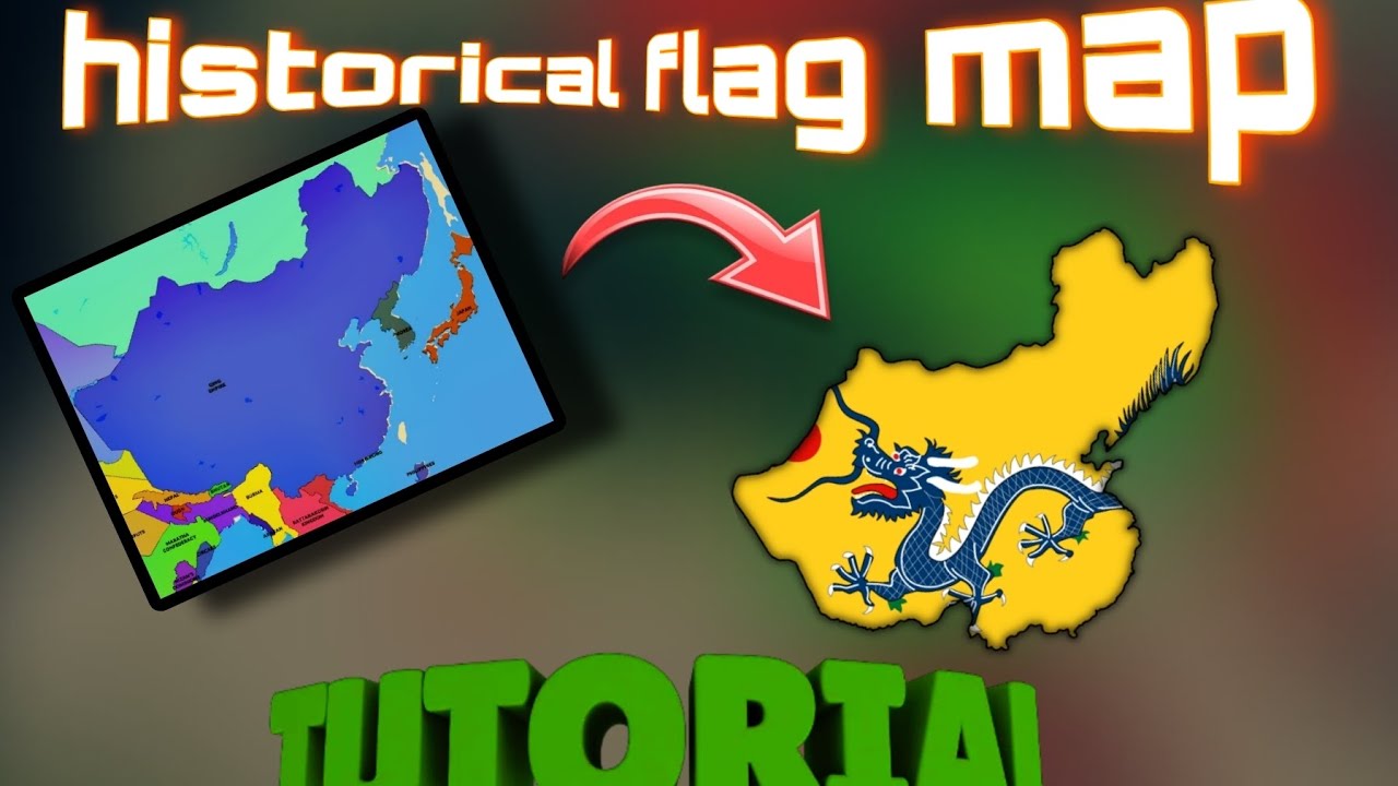 historical flag Map | tutorial - YouTube
