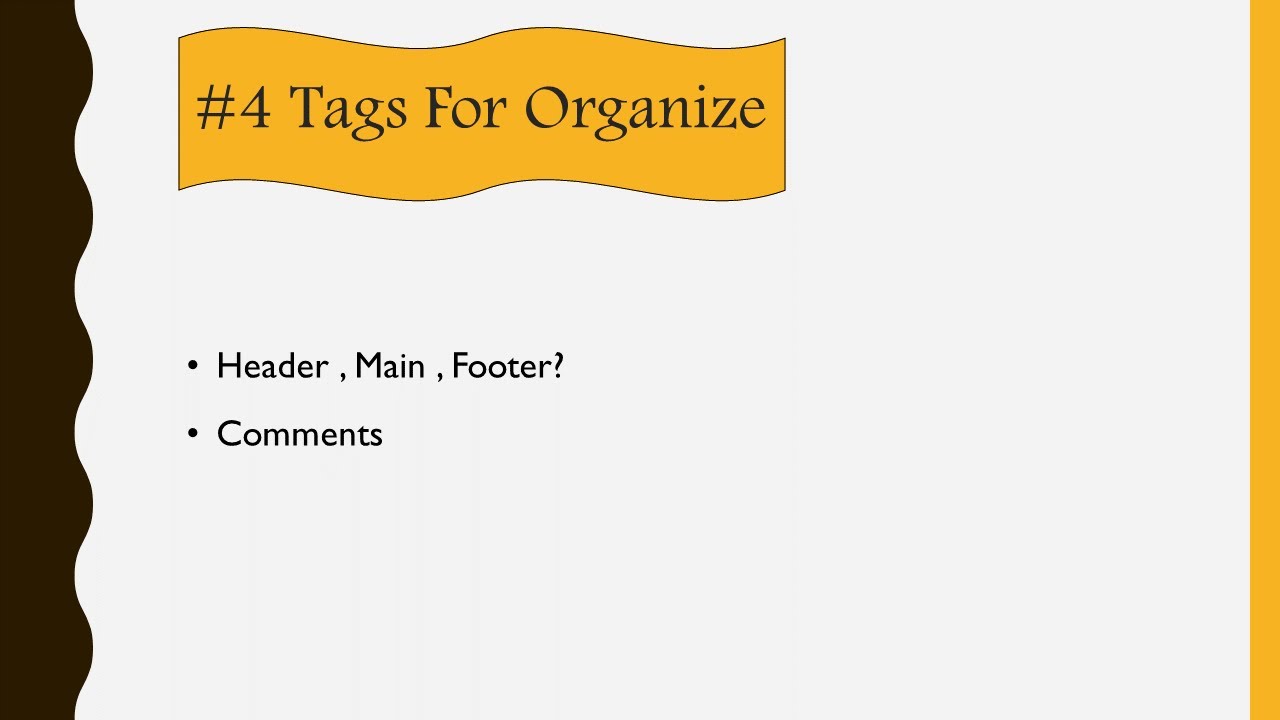 Learn HTML in Arabic 2022 - #04 - Make My Code More Orgnaize and ...