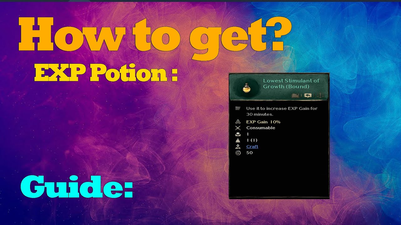 How to get EXP Potion in Night Crows - YouTube