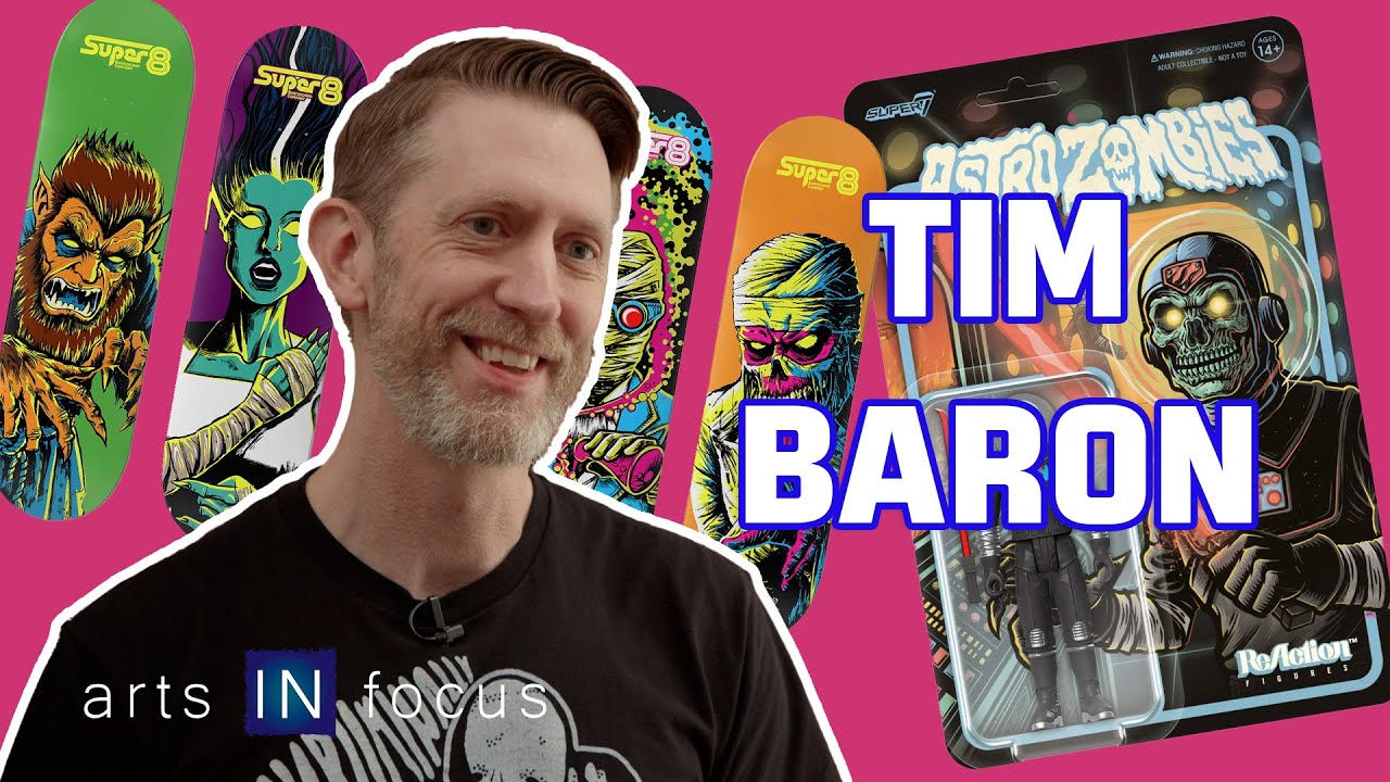 The Art of Skateboards and Toys w/ Tim Baron | arts IN focus - YouTube