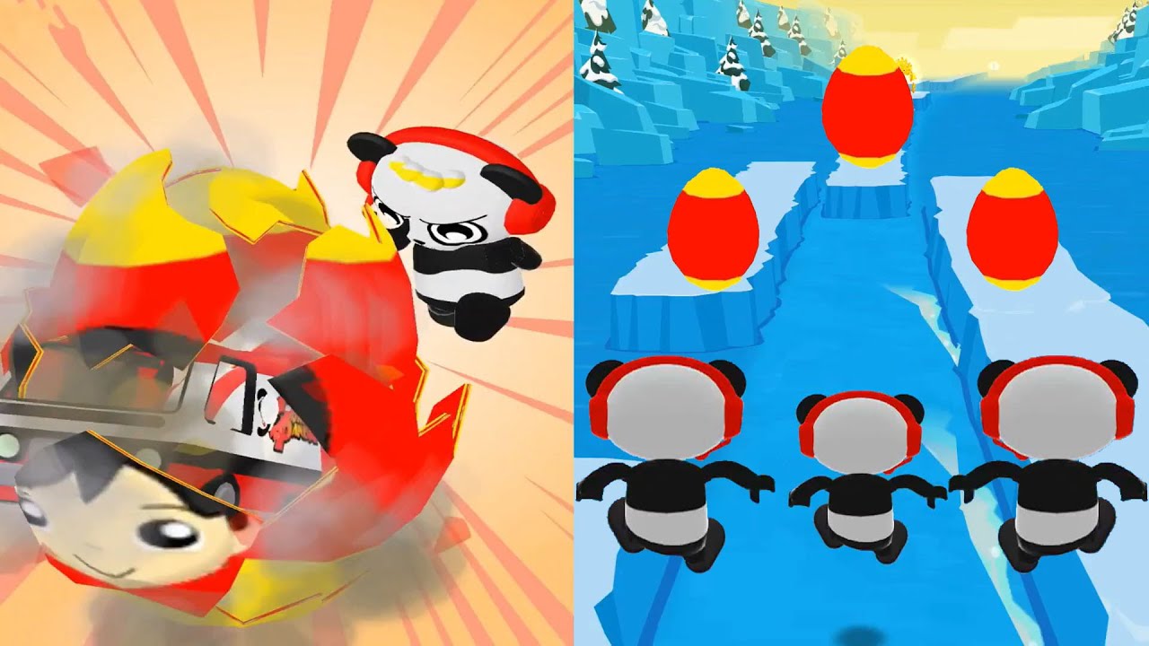 TAG WITH RYAN COMBO PANDA VS COMBO PANDA VAN WATER DOWN VS EGG SURPEISE ...