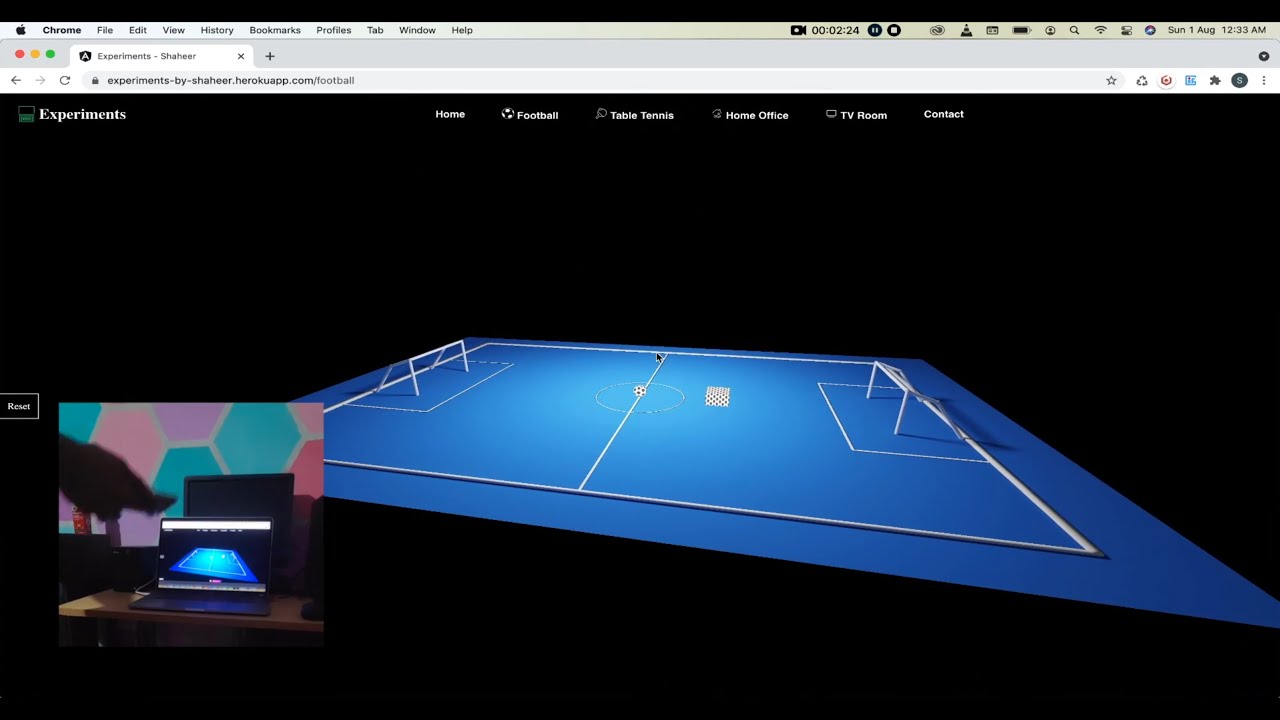 Football Hit Test From Mobile Phones - 3D Web User Interaction from ...