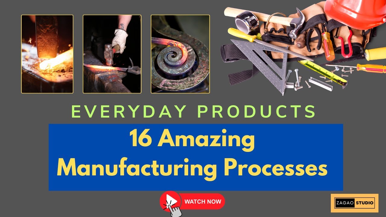 16 Amazing Manufacturing Processes You Use Every Day! - YouTube
