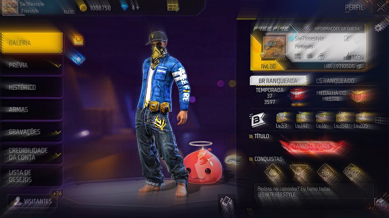 My Free Fire account🇧🇷 ️ - YouTube