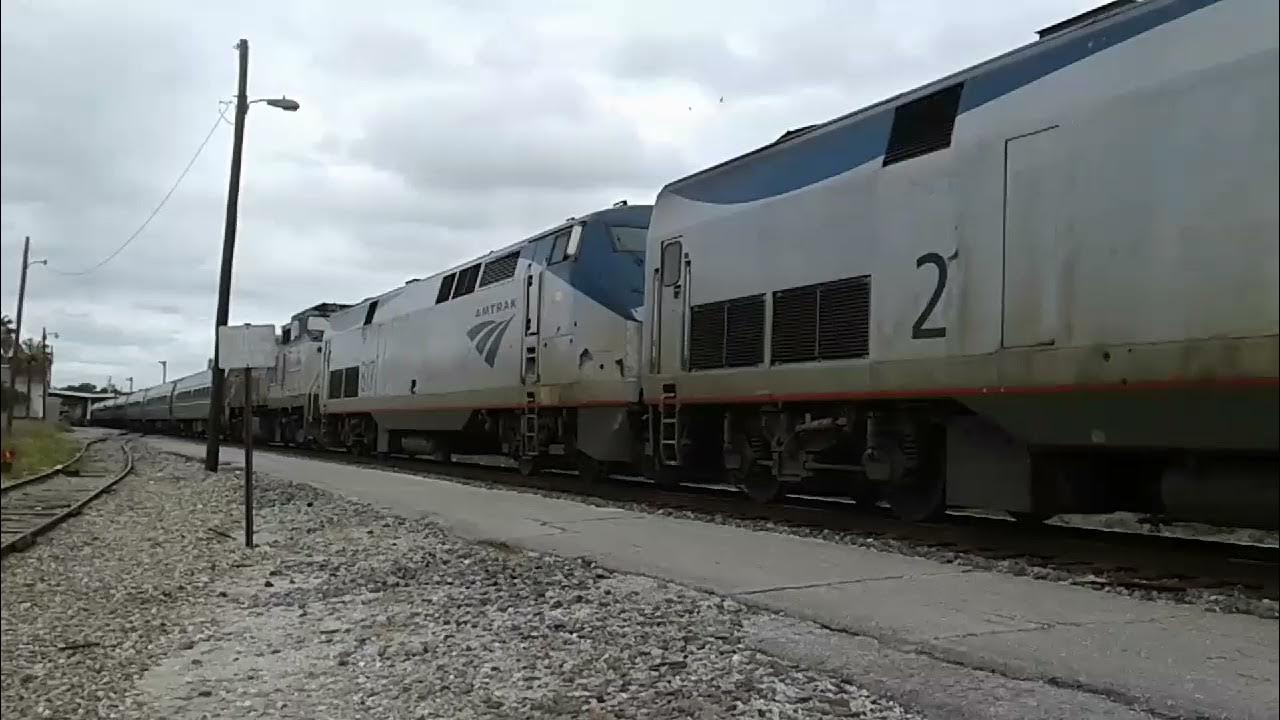 Amtrak 513 with Amtrak P91 - YouTube