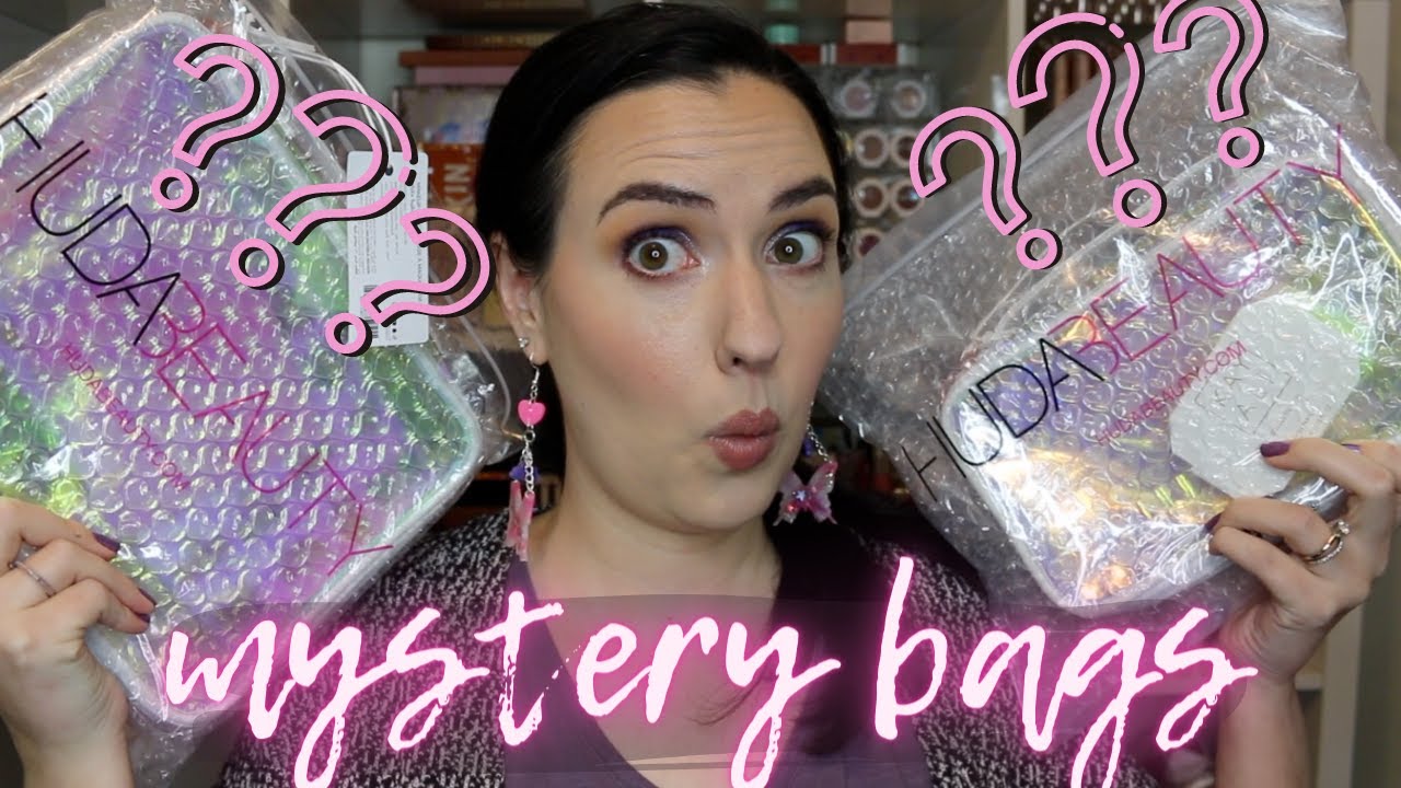 HUDA Beauty Mystery Bags 2021 Are They Worth It? | Unboxing Small ...