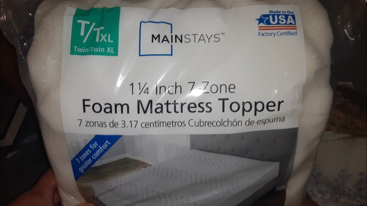 mainstays foam mattress topper #mainstays #foam #mattress #topper - YouTube