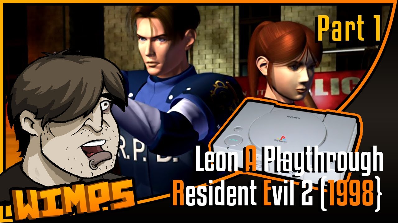 Resident Evil 2 (1998) - Leon A Part 1 - YouTube