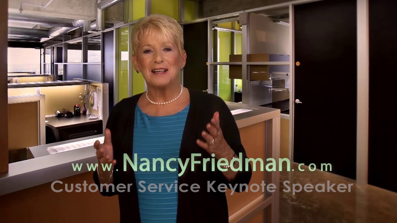 EXCUSES are USELESS from Nancy Friedman, Telephone Doctor, Customer ...