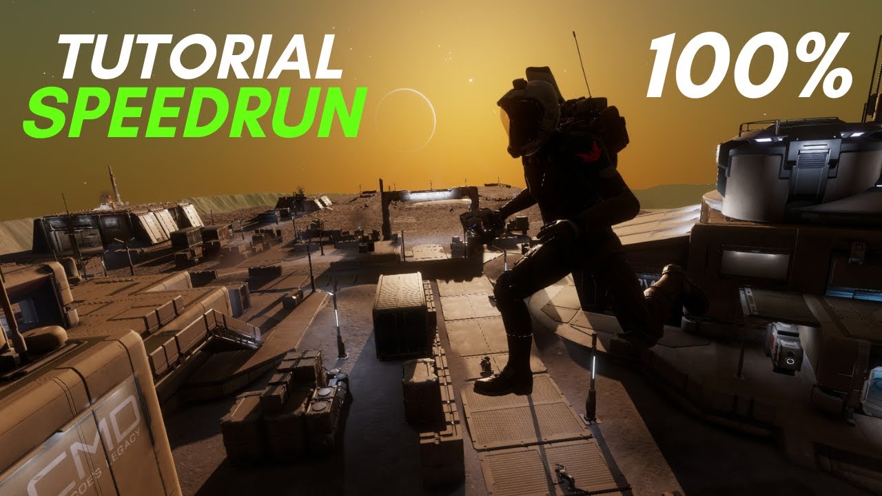 Elite Dangerous: Odyssey Tutorial Speedrun - 100% (All Objectives) - YouTube