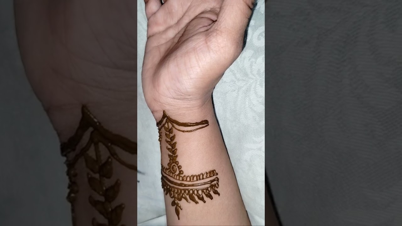 Easy mehendi design on kalai... - YouTube