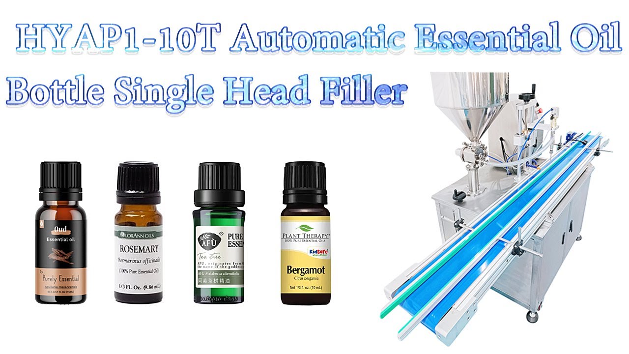 HYAP1-10T Automatic Essential Oil Bottle Pneumatic Piston Dosing Single ...
