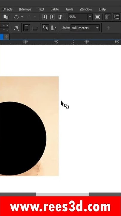 How to Intersect Objects in CorelDRAW #shorts #rees3d #coreldraw #graphicdesign - YouTube