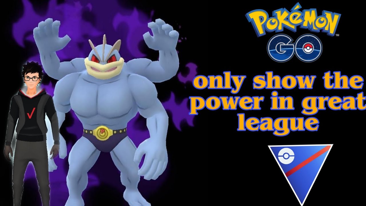 shadow machamp in great league |shadow machamp pokemon go - YouTube