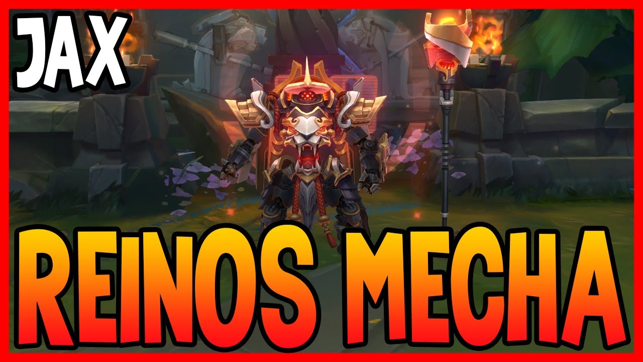 SKIN de JAX REINOS MECHA | Rework 2023 - YouTube