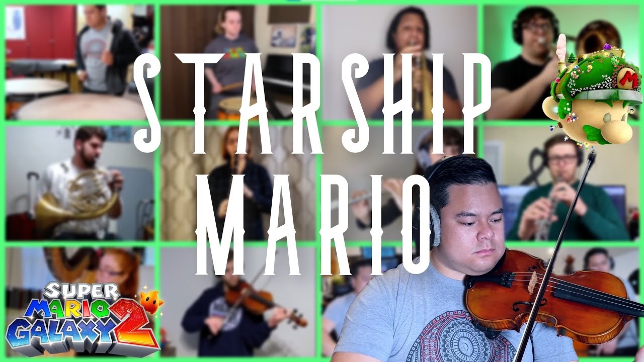 Super Mario Galaxy 2 - Starship Mario (orchestral cover) #MAR10DAY ...