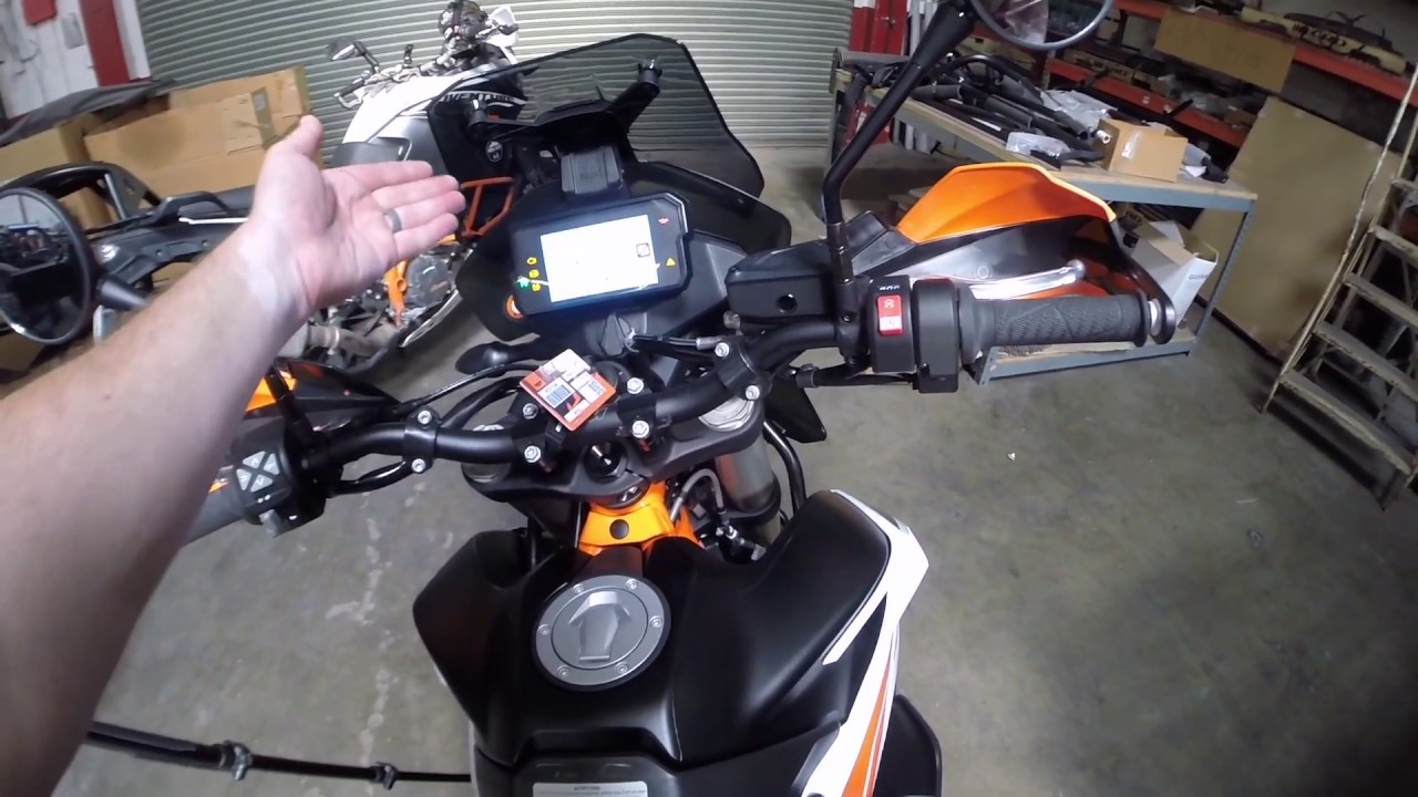 KTM 790 Adventure R TFT Dispaly - Full Detailed Button By Button Run ...
