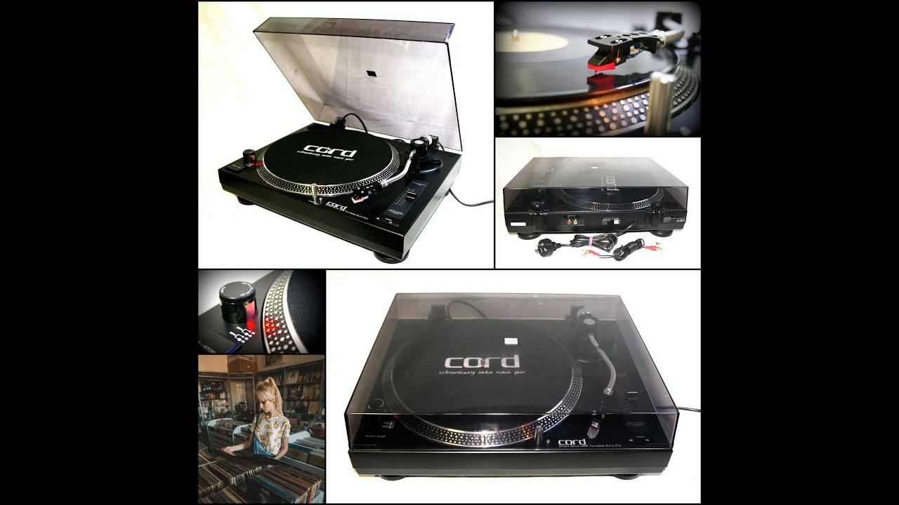 Cord Dj-u Pro Manual Direct Drive USB Recording Turntable - YouTube