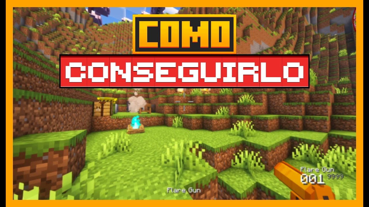 CÓMO USAR FLARES y PISTOLA en MINECRAFT con JUST ENOUGH GUNS - YouTube