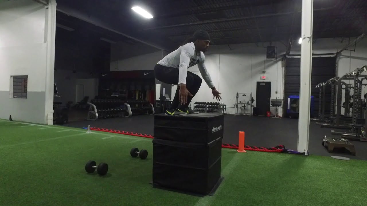 Eccentric Loaded Box Jump - YouTube