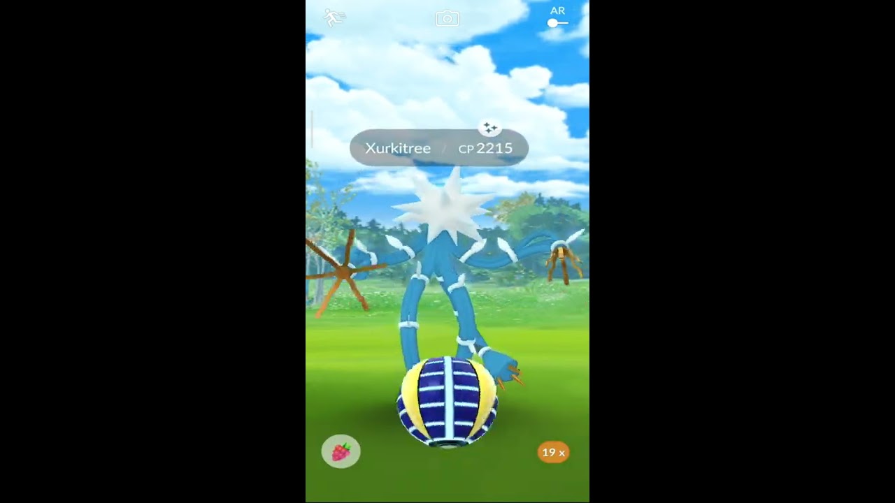 First ever SHINY Xurkitree Caught! - YouTube