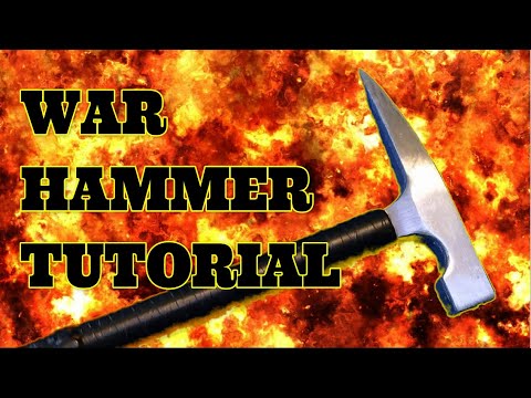 How To Make War Hammer (full tutorial and demo at end) - YouTube