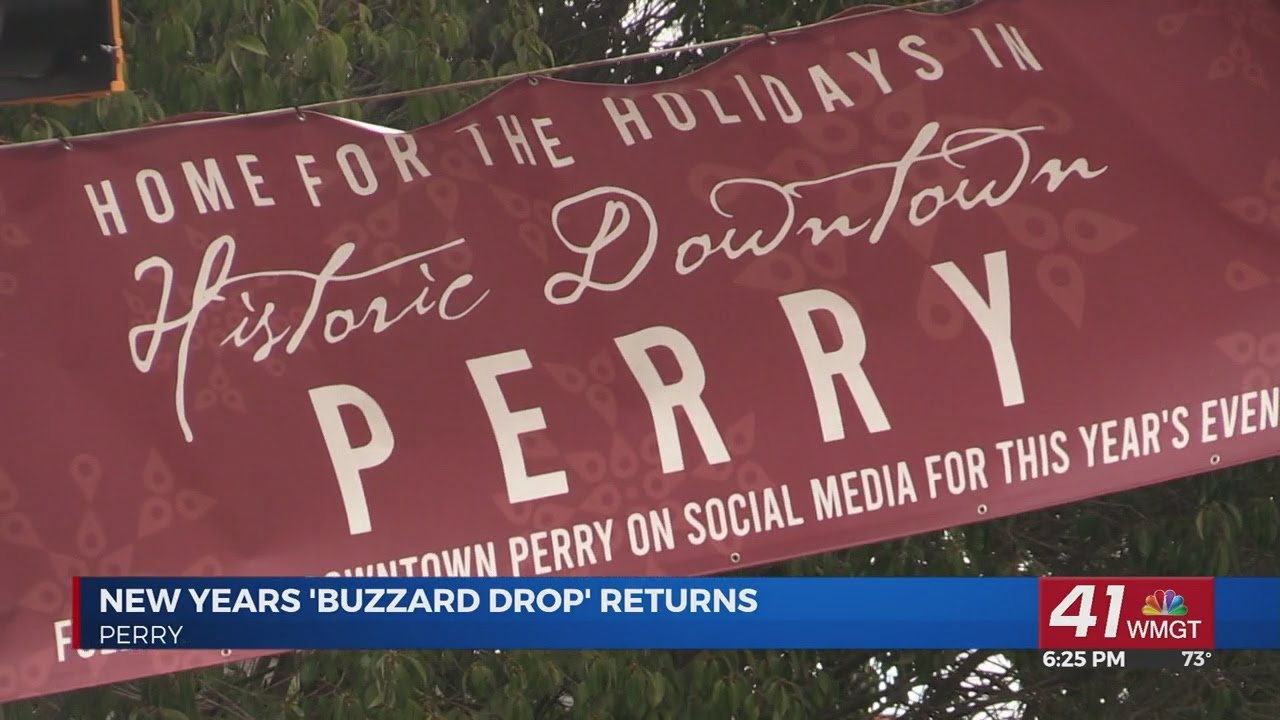 Perry Buzzard Drop returns for New Years Eve - YouTube