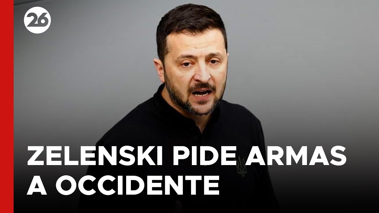 Zelenski pide armas a Occidente y subraya que no puede haber paz en una ...