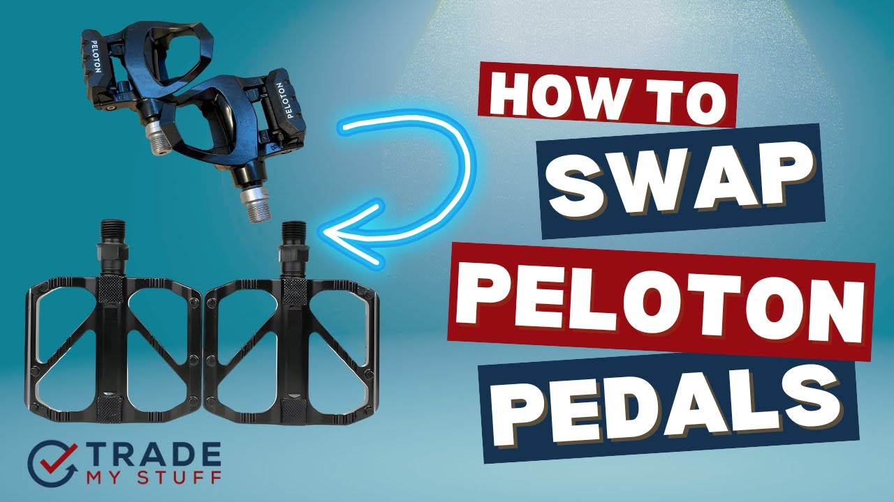How to install and switch Peloton Pedals on Your Peloton Bike or Bike ...