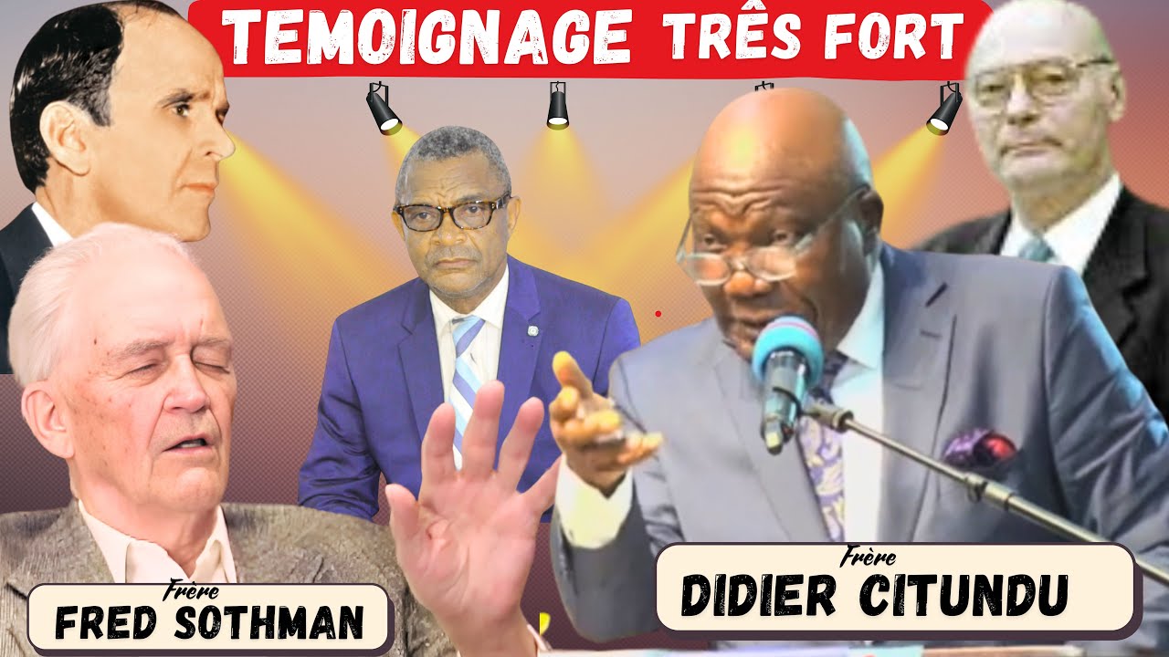 Temoignage tres fort Frère Didier Citundu. Frère Fred Sothman Ewald ...