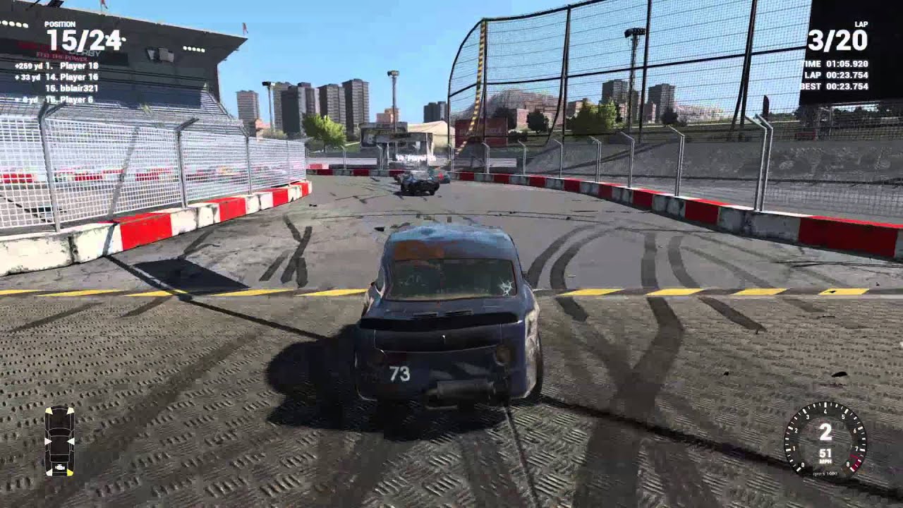 The Next Car Game Wreckfest Gameplay: I get Rekt! - YouTube