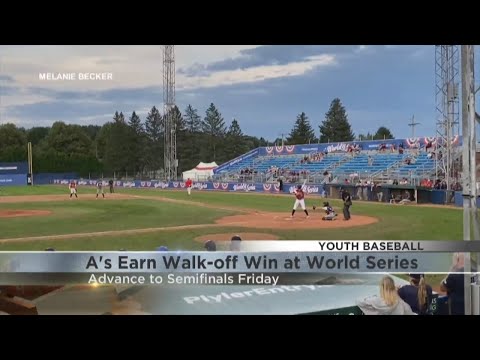 A's earn walk-off win at world series