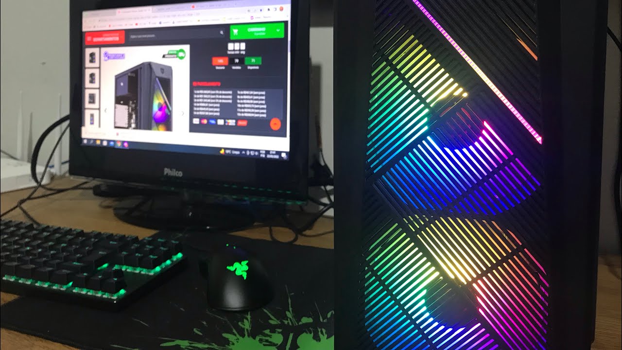 UNBOXING PC GAMER DA PICHAU ! - YouTube