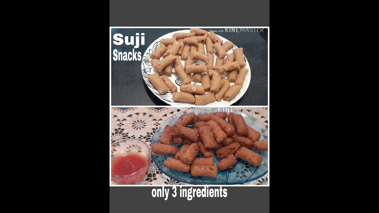 Suji/Rawa Snacks | Beginners Recipes - YouTube