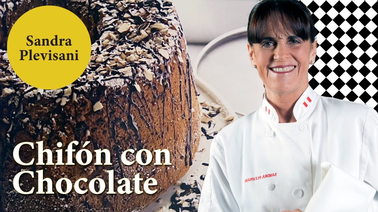 Prepara Chifón de Vainilla con Escamas de Chocolate - Paso a Paso | Sandra Plevisani - YouTube