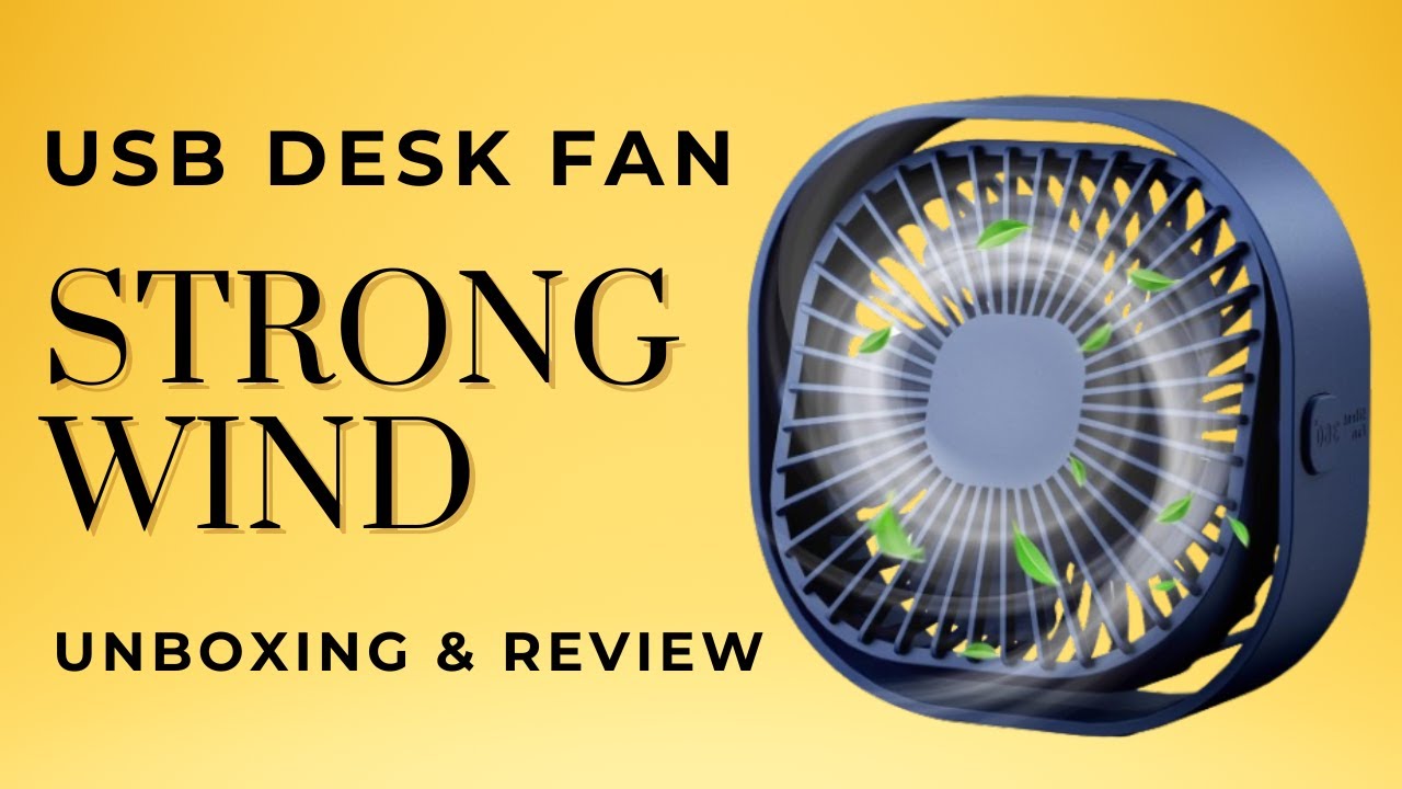 Small Portable USB Fan With Strong Wind | Portable Powerful Mini Fan ...