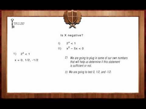 GMAT Data Sufficiency - Algebra - Level 500 - YouTube