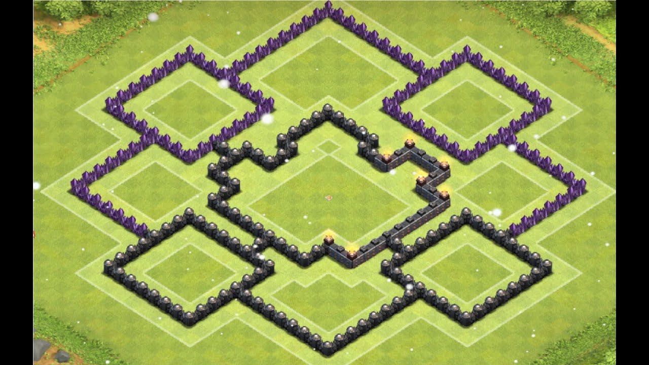 Clash of Clans | TH8 Anti-Air War Base - YouTube
