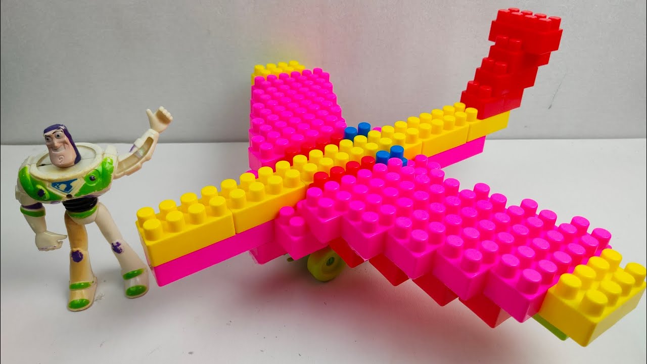 How to make an airplane from Lego building blocks | ASMR SOUND TOYS ...