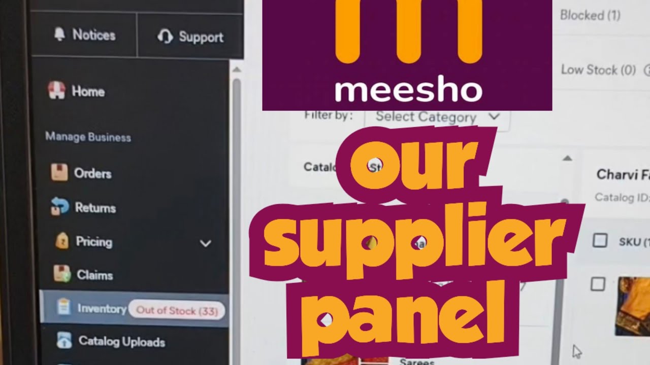 How Our Meesho supplier panel works? SHAVANTHIKA BOUTIQUE - YouTube