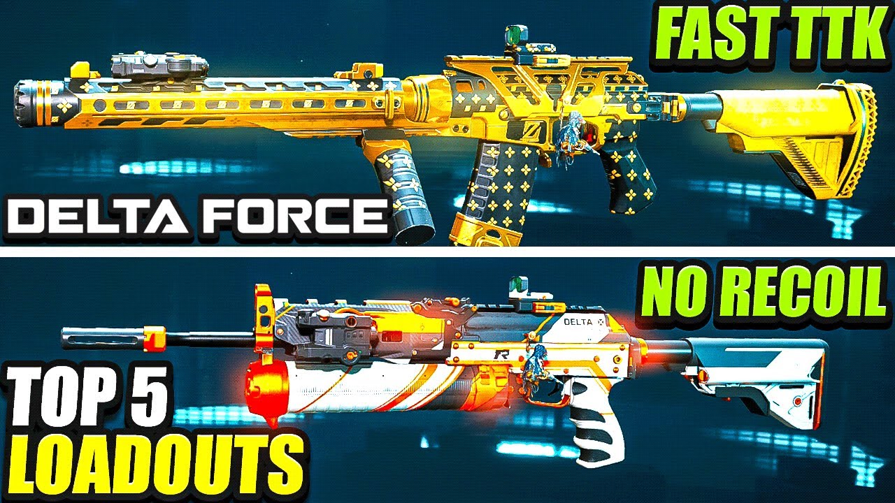 *NEW* TOP 5 BEST LOADOUTS TO USE in DELTA FORCE! (Delta Force Best ...